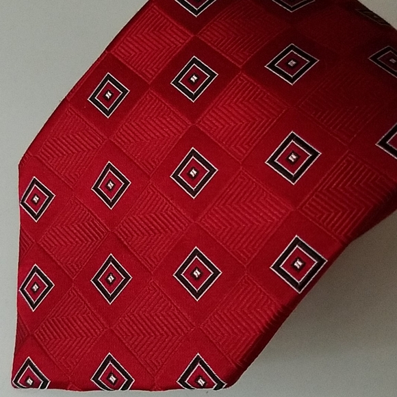 Donald Trump | Accessories | Donald Trump Silk Tie Long 62 2 Red Black ...